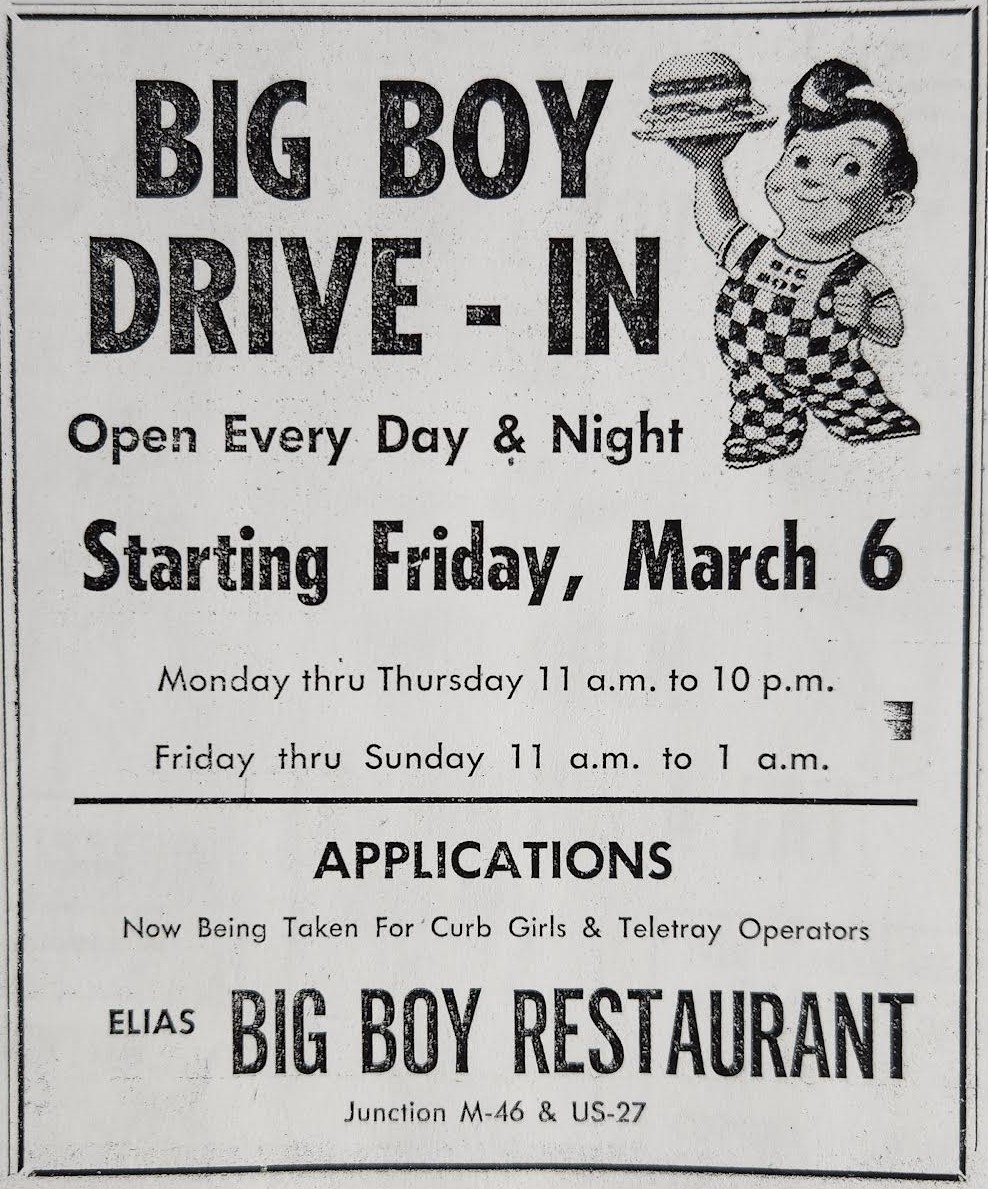 We Remember 1963: Big Boy Arrives in Pine River Plaza | Goodspeed's ...
